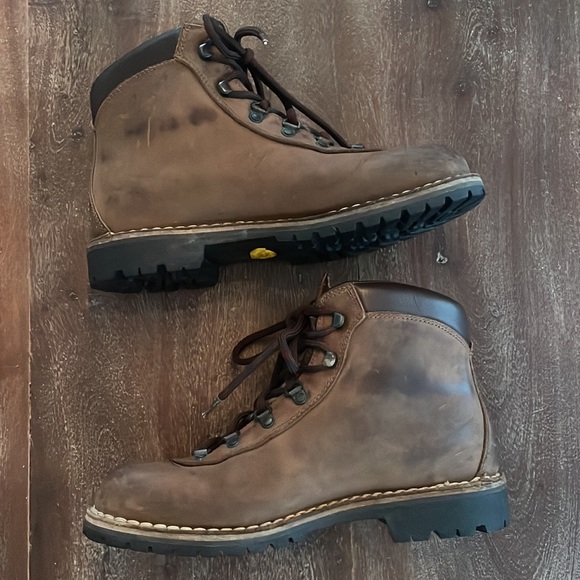 Vibram | Shoes | Ems Vibram Reg Mark Roccia Block Dark Brown Leather ...